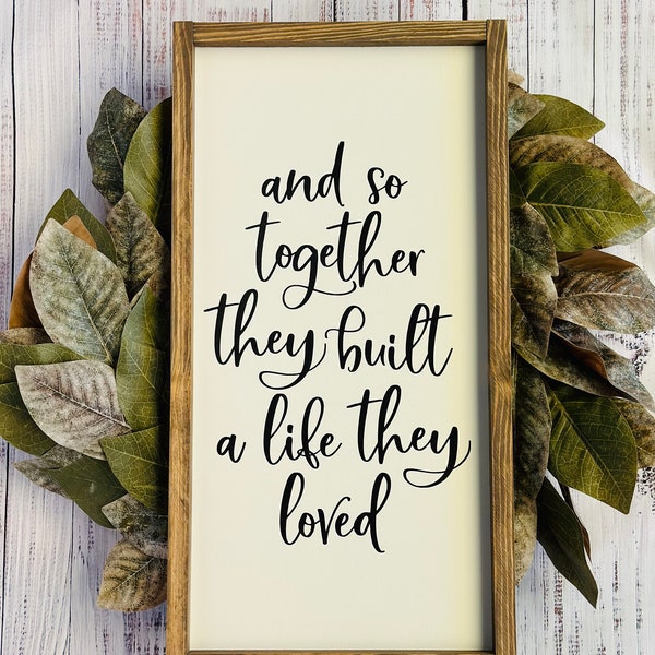Together They Built a Life They Loved - Etsy