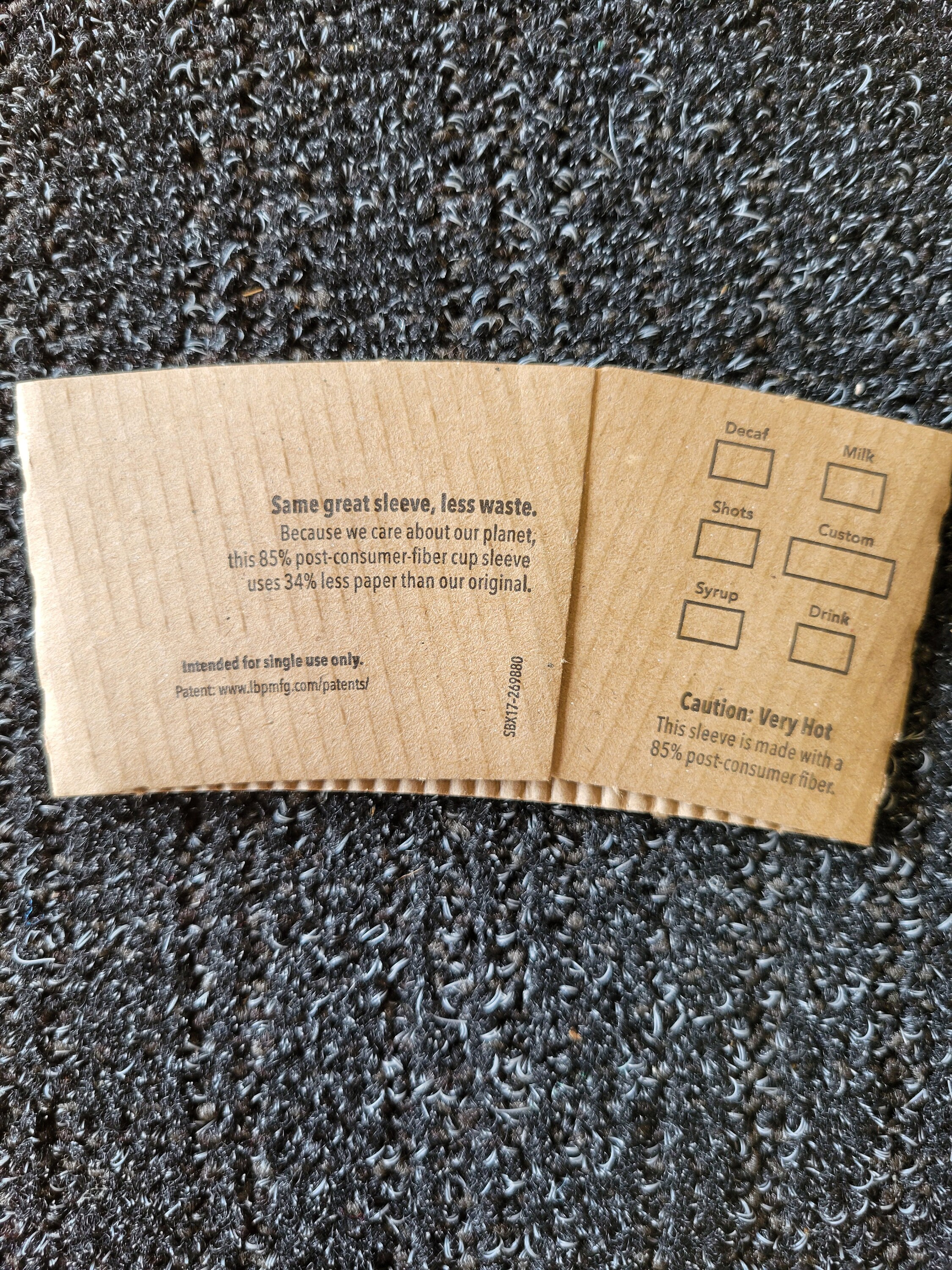 50 Sealed We Proudly Serve STARBUCKS Disposable Paper Cups W/ Cardboard ...