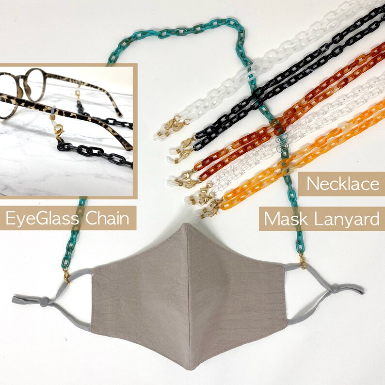 Face Mask Lanyard Tortoise Shell Face Mask Holder Tortoise - Etsy