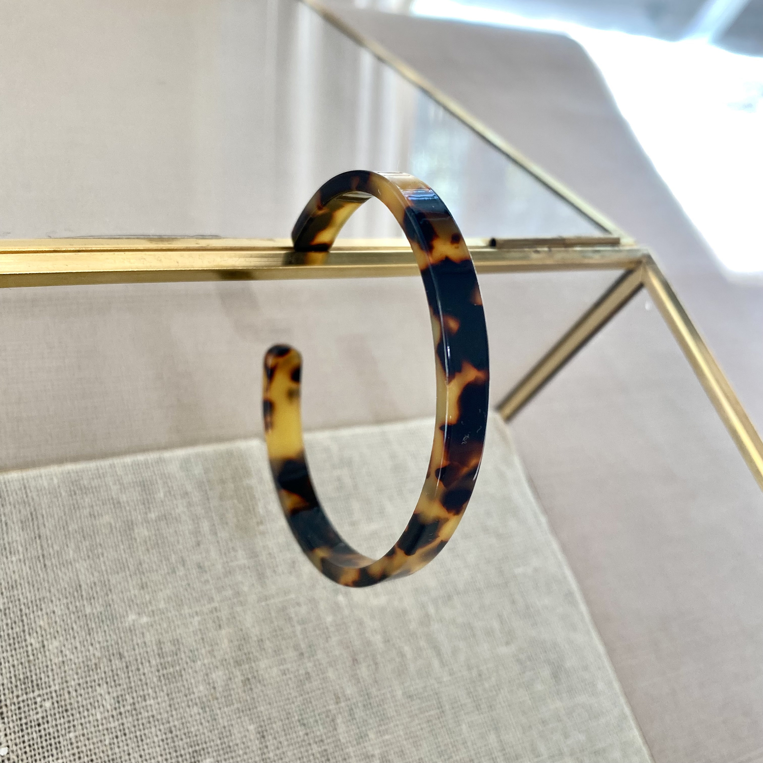 Tortoise Shell Cuff Bracelet Minimalist Tortoise Bracelet - Etsy