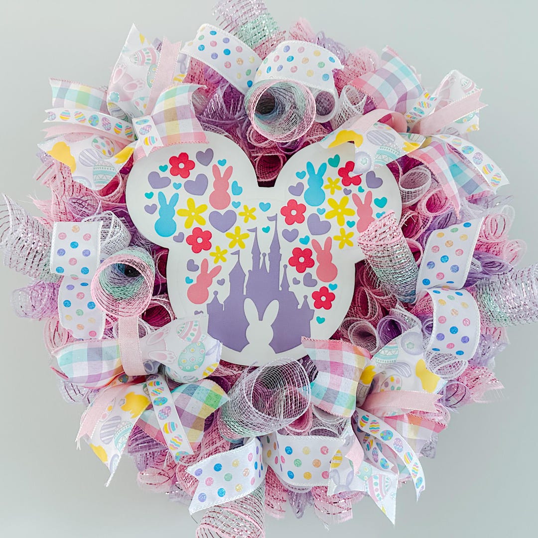 Easter Wreath-disney Easter Wreath-mickey Easter Wreath-disney Easter ...