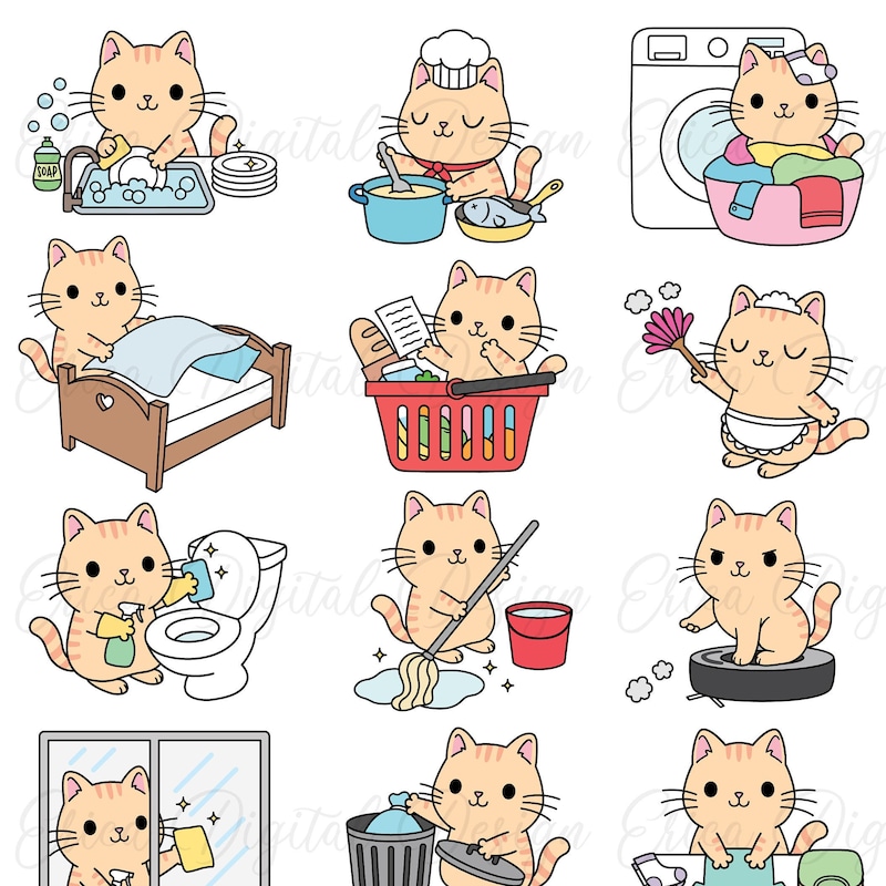 Laundry Clipart - Etsy