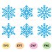 Snowflake SVG cut file Christmas snowflakes vector Winter Snow | Etsy