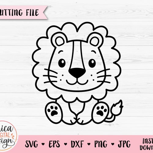 Baby Lion Bundle Svg. Cricut Cut Files Layered. Silhouette. - Etsy