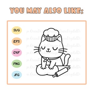 Cat SVG Cute Cat With Yarn Ball Cutting File Kitty Cuttable Cat Mama ...
