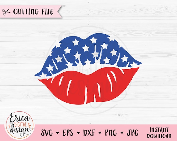 American Flag Lips Kiss Lip Tattoos B Tattoo American Flag