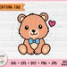 Baby Bear Layered SVG Cut File for Cricut Silhouette Cute Bear Clipart ...