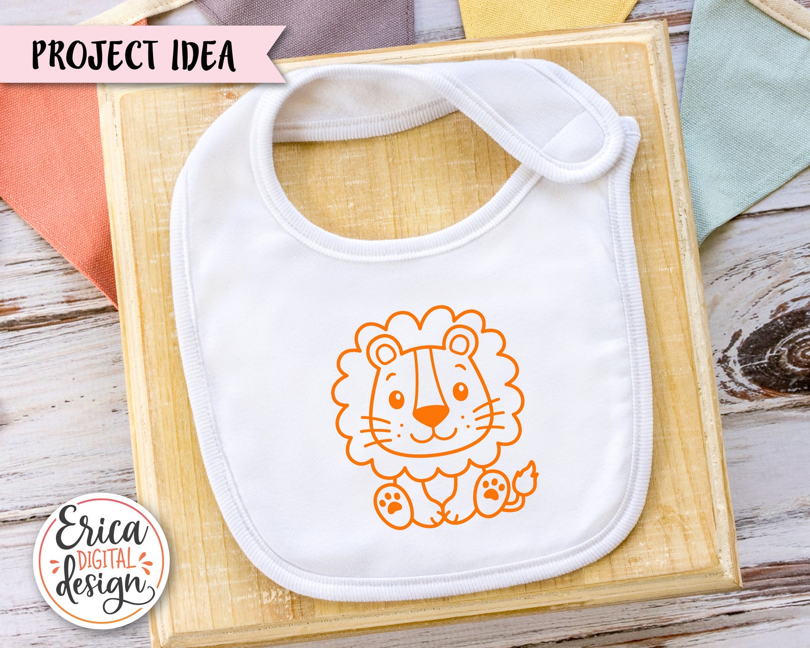 Lion SVG Cute Sitting Lion Outline Cut File for Cricut Silhouette ...