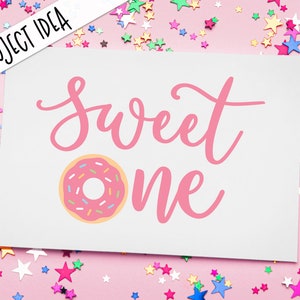 Sweet One SVG First Birthday Cutting File 1st Birthday Party One Sweet ...