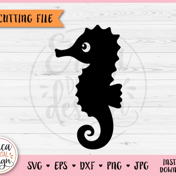Seahorse Svg - Etsy