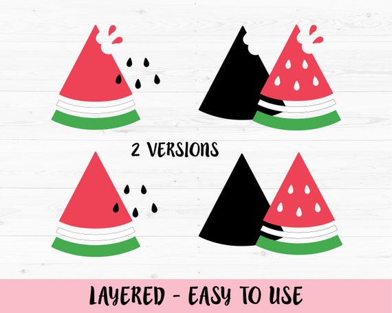 Watermelon Slices Svg Cutting File Watermelon Svg Cut Slice Of
