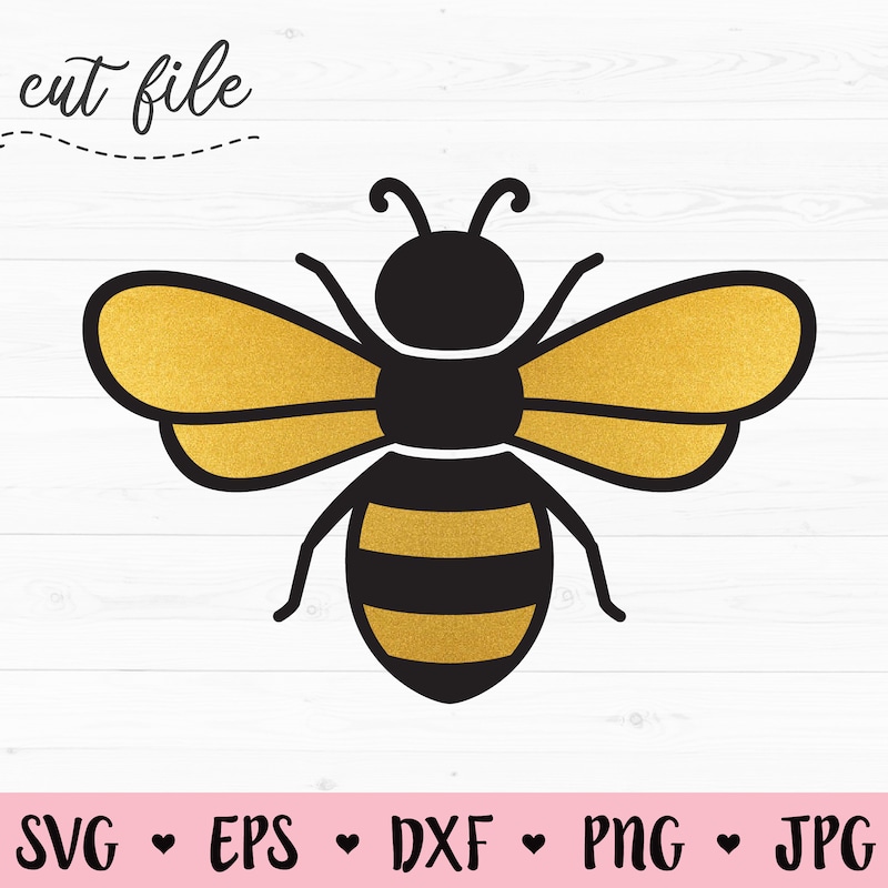 Bee Svg Cut File - Etsy