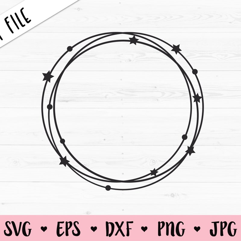 Circle Frame Svg - Etsy