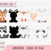 Woodland Animals Layered SVG Cut File Cricut Silhouette Forest Fox ...