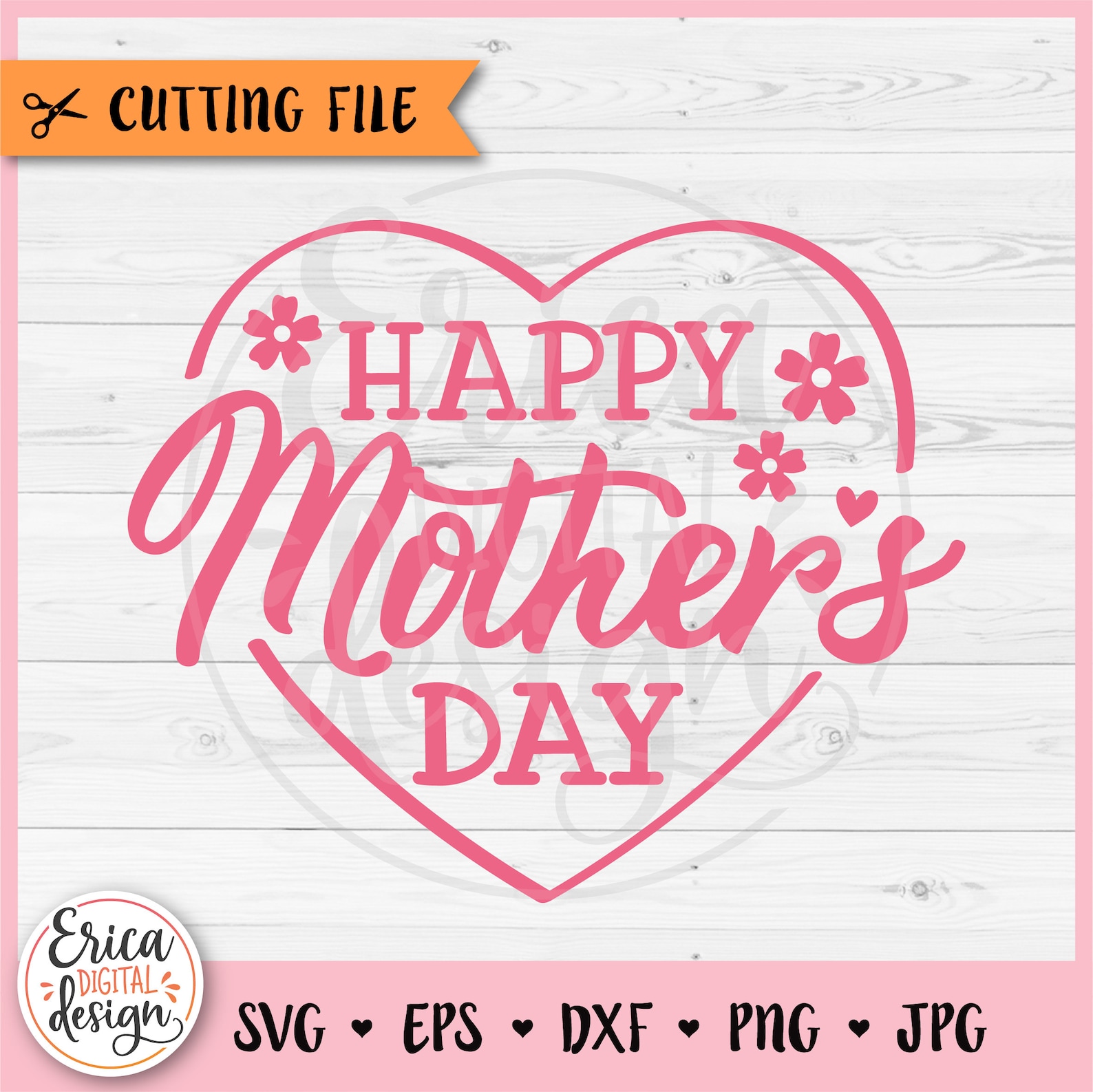 Happy Mothers Day SVG Mothers Day Cut File for Cricut Silhouette First ...