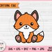 Cute Fox Layered SVG Cut File for Cricut Silhouette Baby Fox Clipart ...