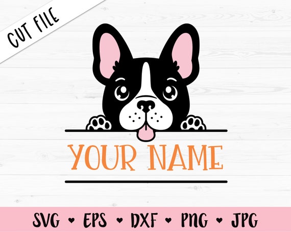 Pet Supplies Silhouette Cut File French Bulldog Icon SVG Vector Files ...
