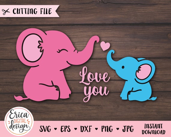 Visual Arts mama svg bundle Mom and baby animals svg cut file for ...