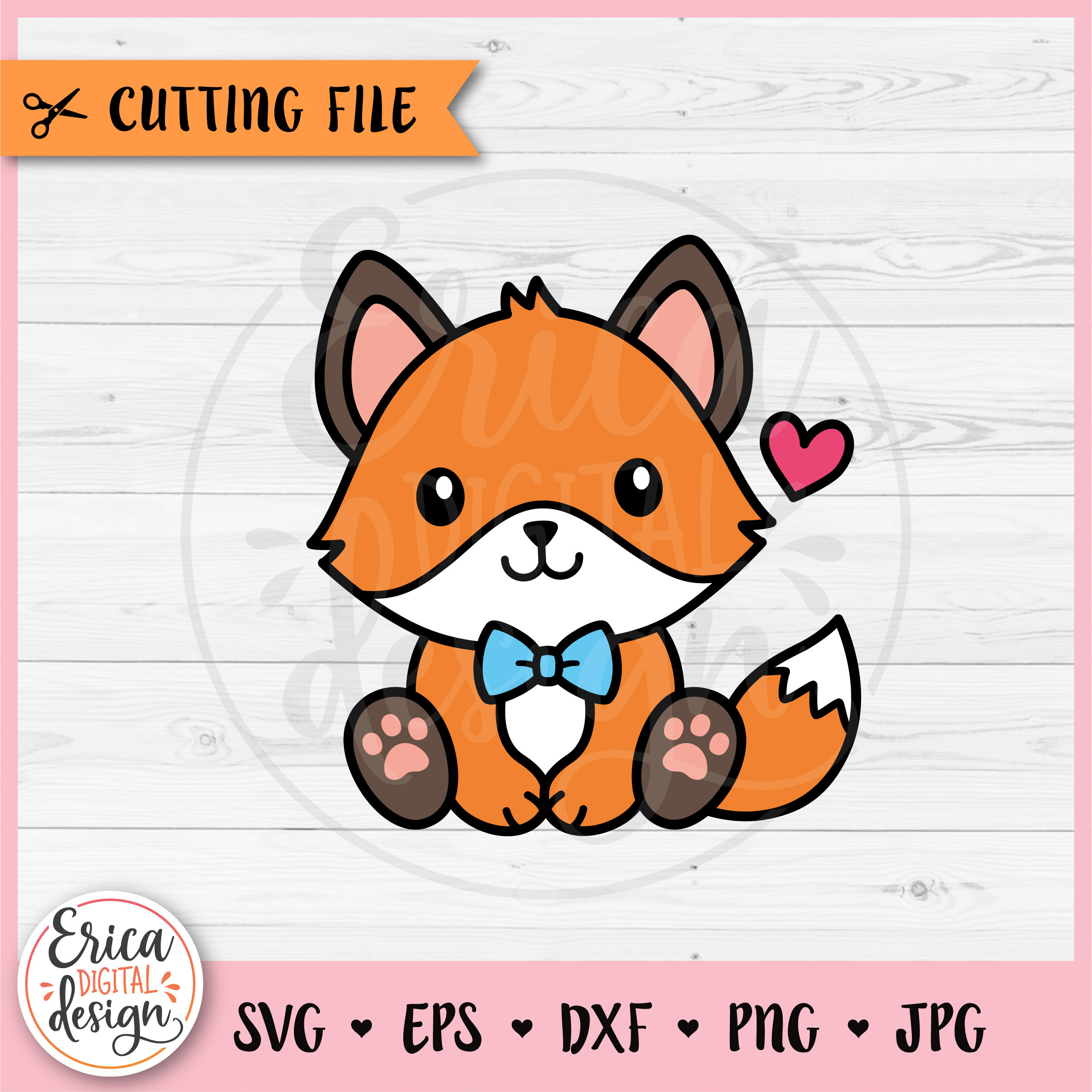 Cute Fox SVG Baby Boy Fox Layered Cut File for Cricut Silhouette Forest ...