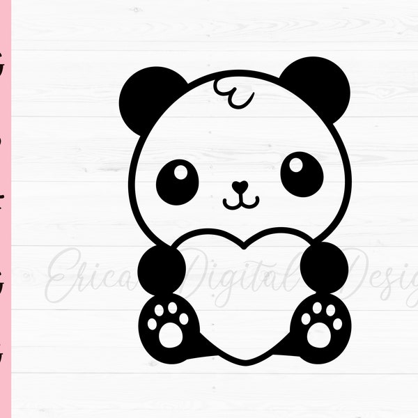 Panda Decal - Etsy
