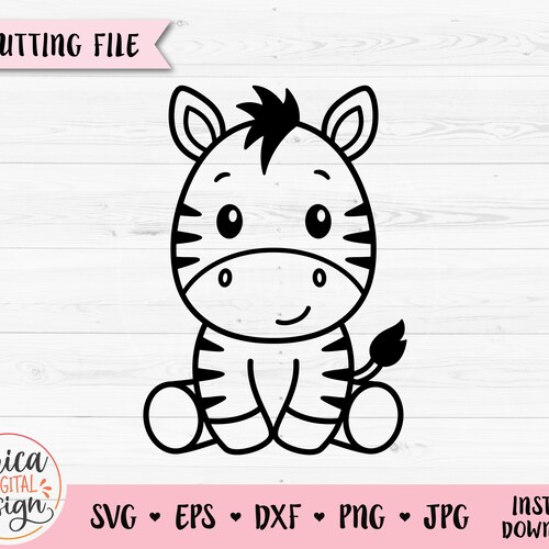 Safari Animals Outline SVG Cut File Cricut Silhouette Cute - Etsy