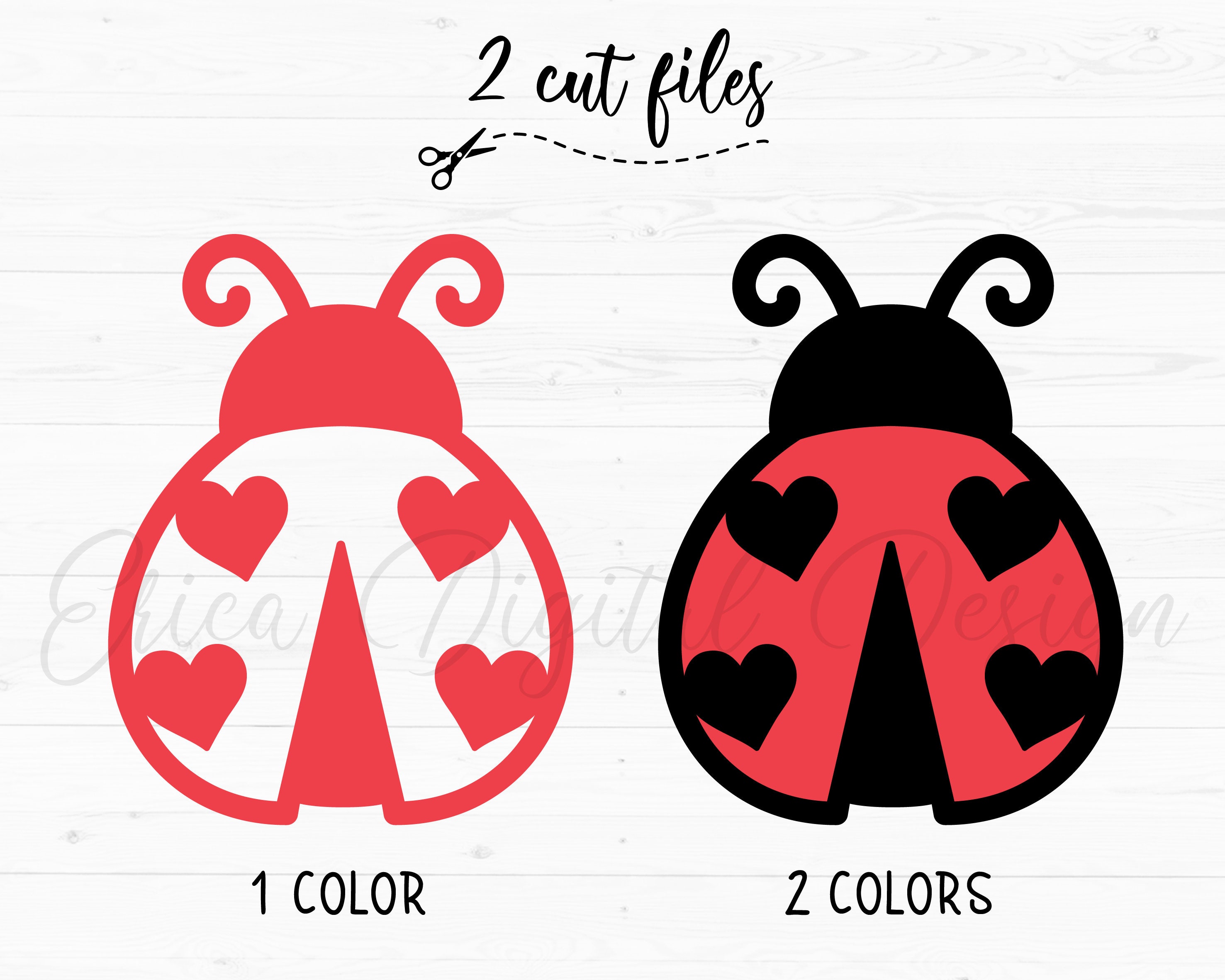 Ladybug SVG Cut File Cupcake Topper Cute Baby Ladybug With - Etsy