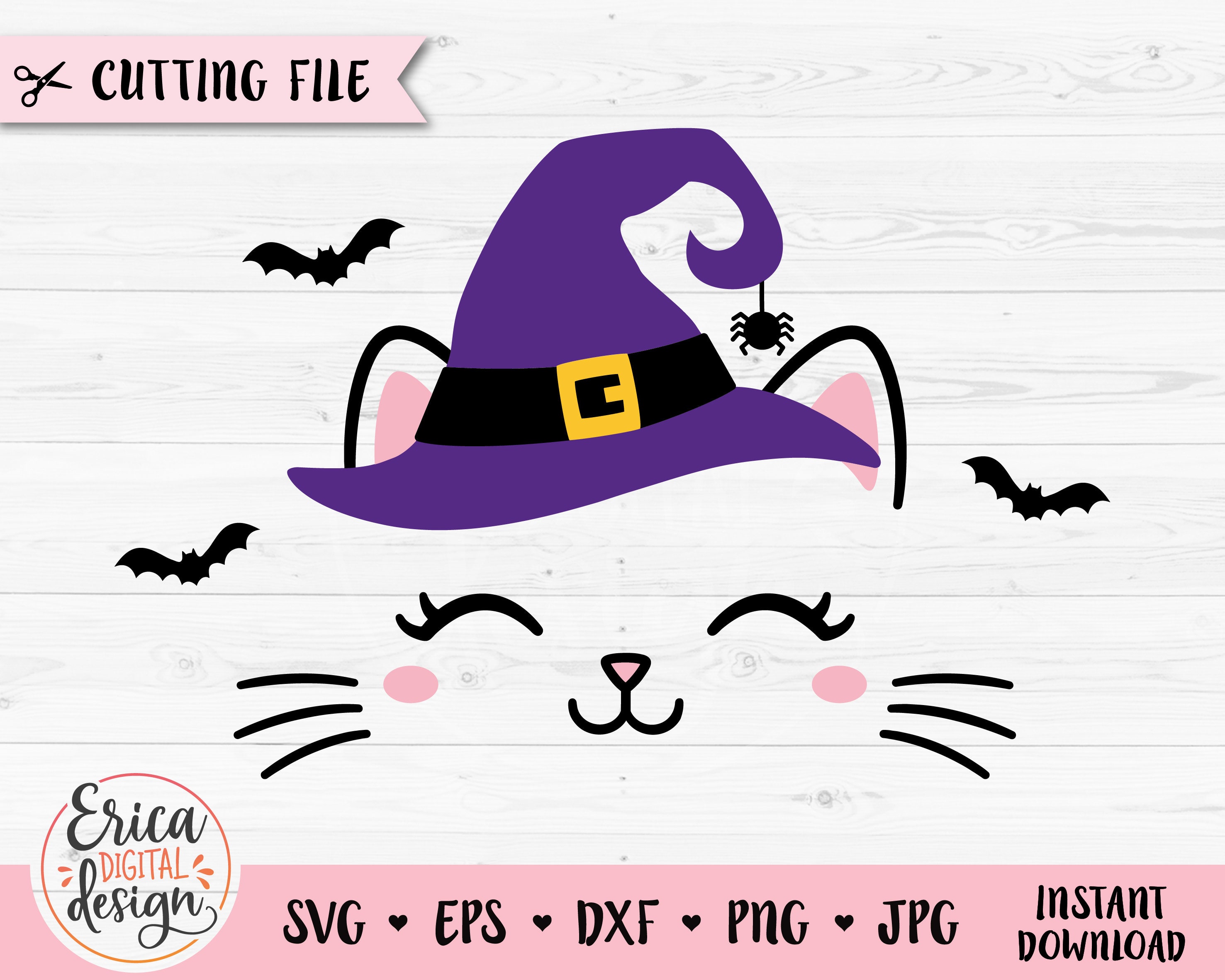 Cute Cat Face Halloween