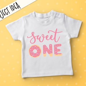 Sweet One SVG Cut File First Birthday Cutting File 1st Birthday Party ...