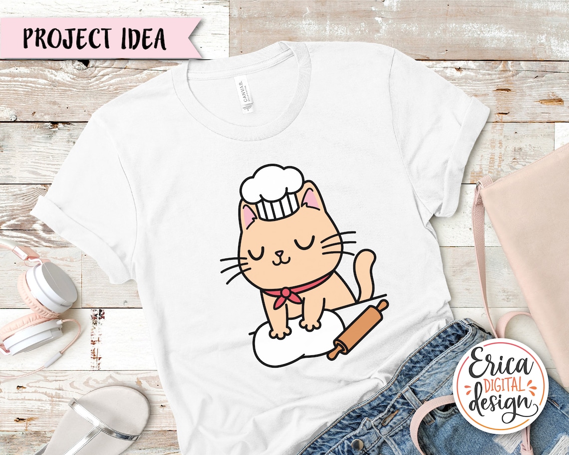 Kneading Cat SVG Layered Cut File for Cricut Silhouette Funny Cat ...