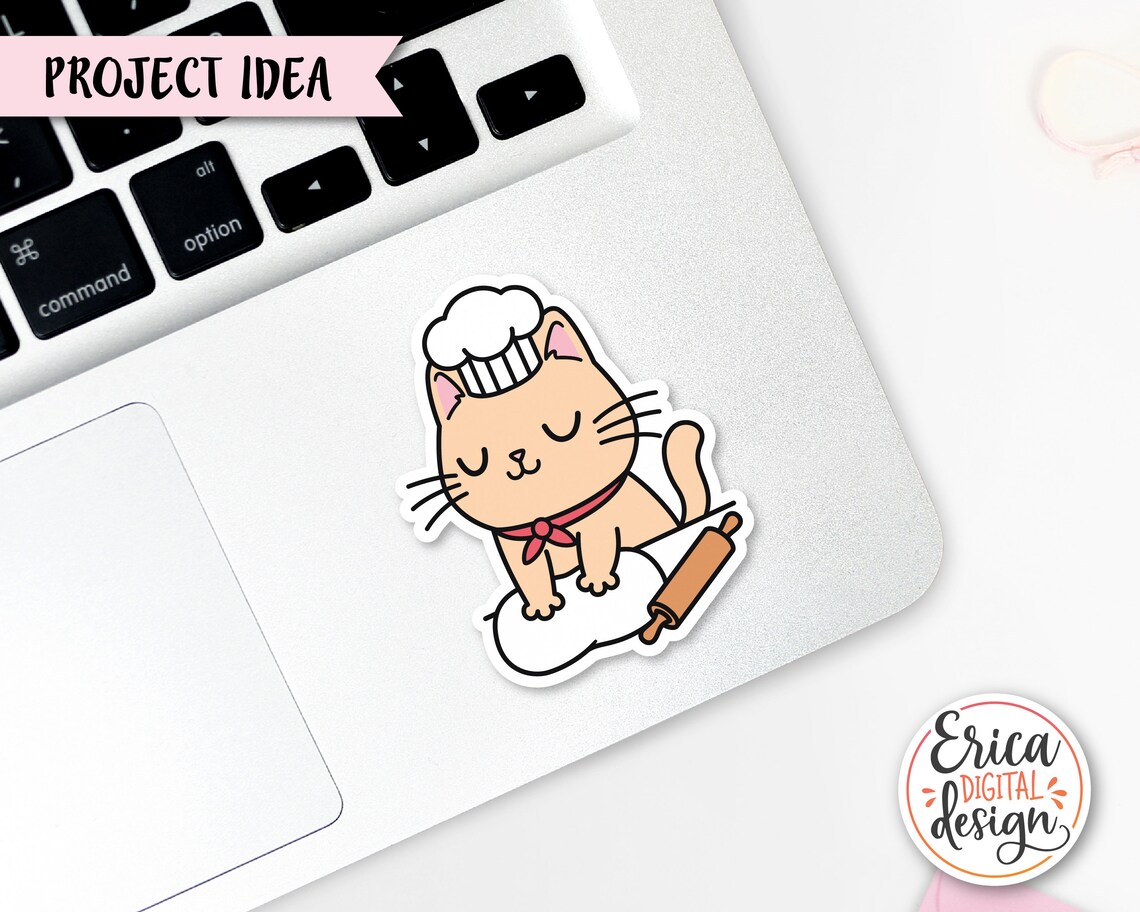 Kneading Cat SVG Layered Cut File for Cricut Silhouette Funny Cat ...