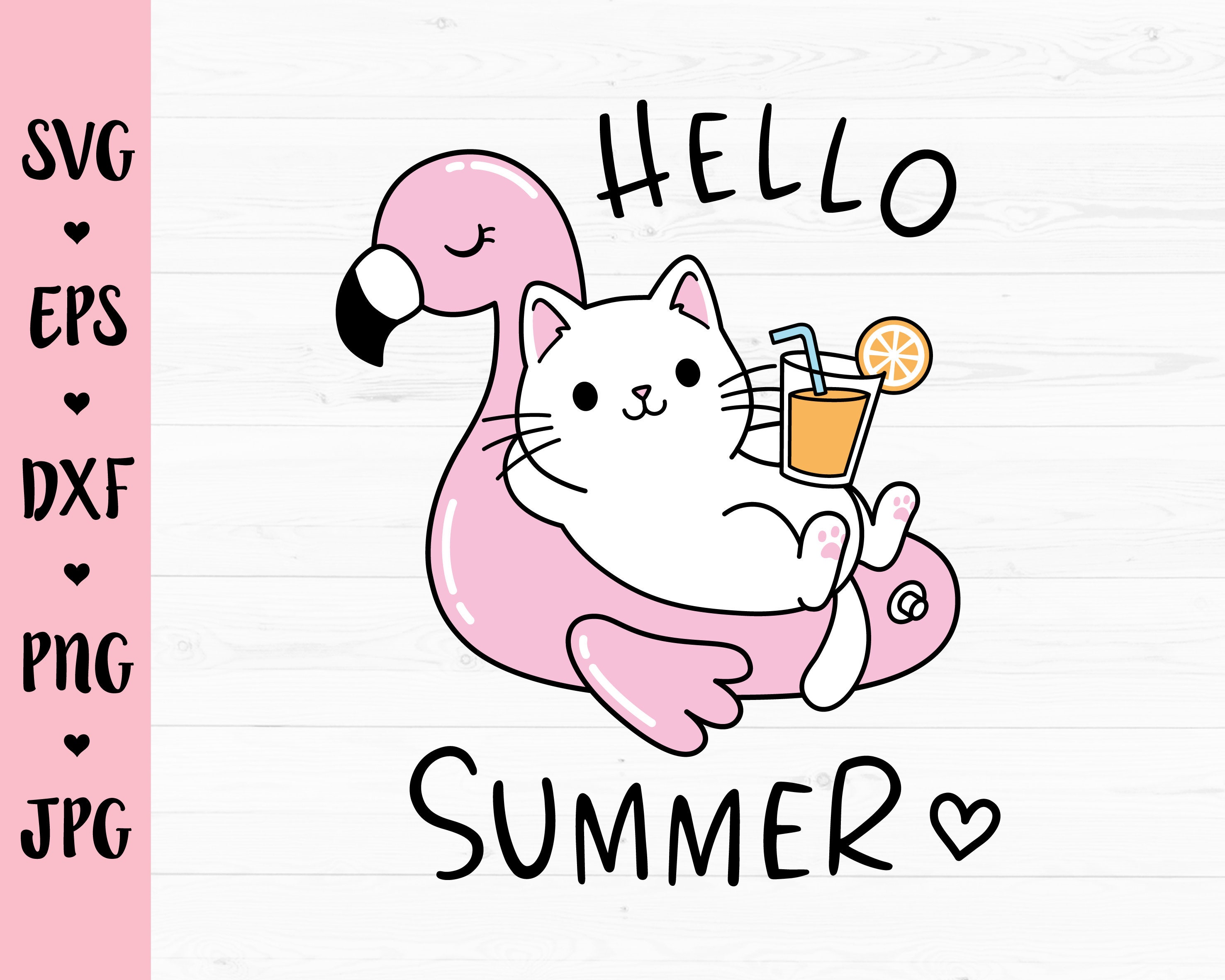 Papercraft Hello Cat Turkey Dinner Kawaii svg Thanksgiving svg Pink ...