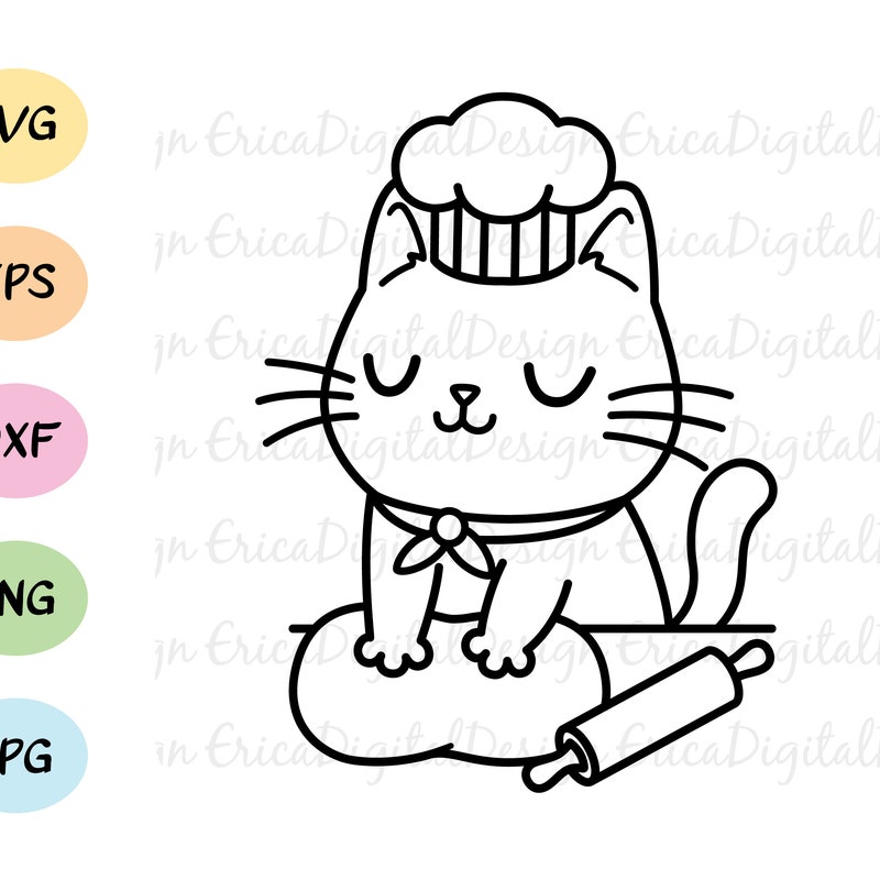 Cat Svg - Etsy