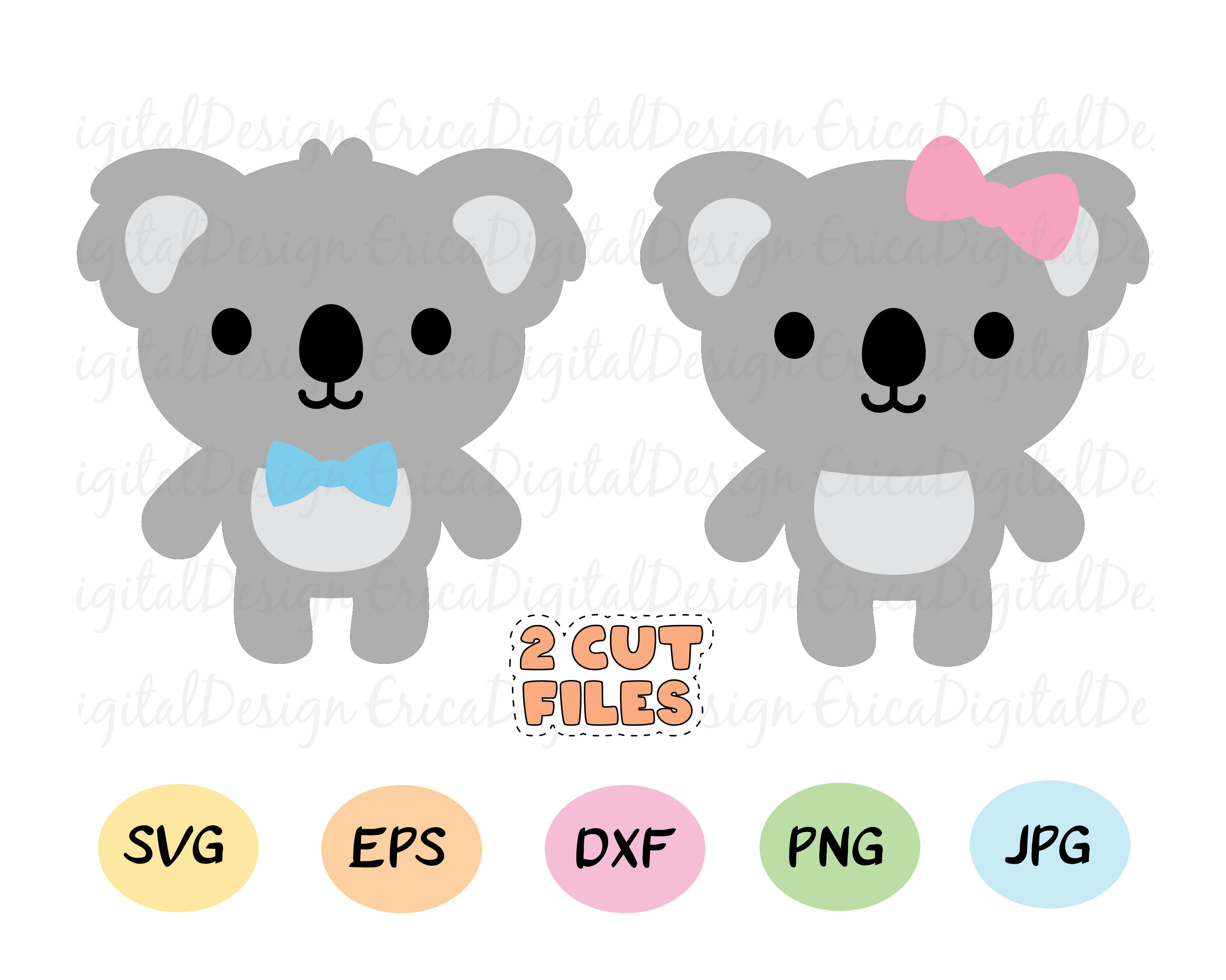 Cute Koala Bear SVG Digital Download Australia SVG Svg file for Cricut ...