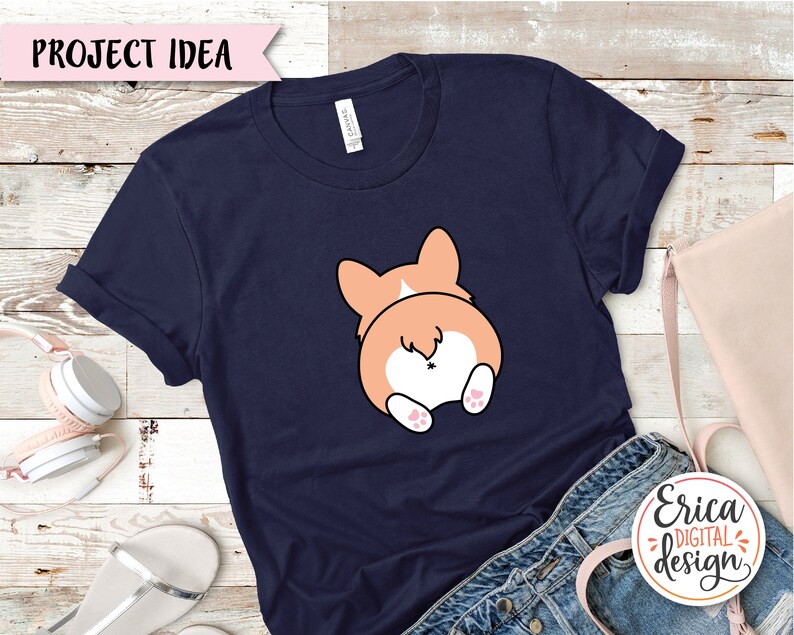 Corgi Layered SVG Bundle Cute Dog Cut File for Cricut Silhouette Funny ...