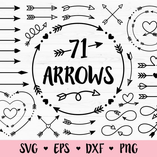 Arrow Clipart - Etsy