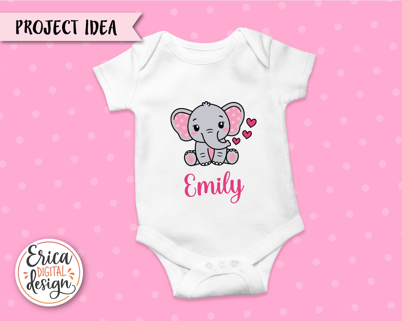Baby Elephant SVG Bundle Layered Cut Files for Cricut - Etsy