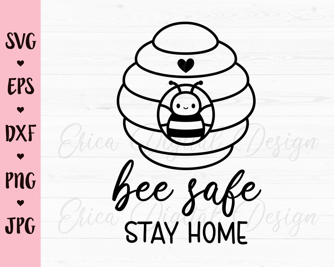 Be Safe Stay Home SVG Social Distancing 2020 Cut File | Etsy