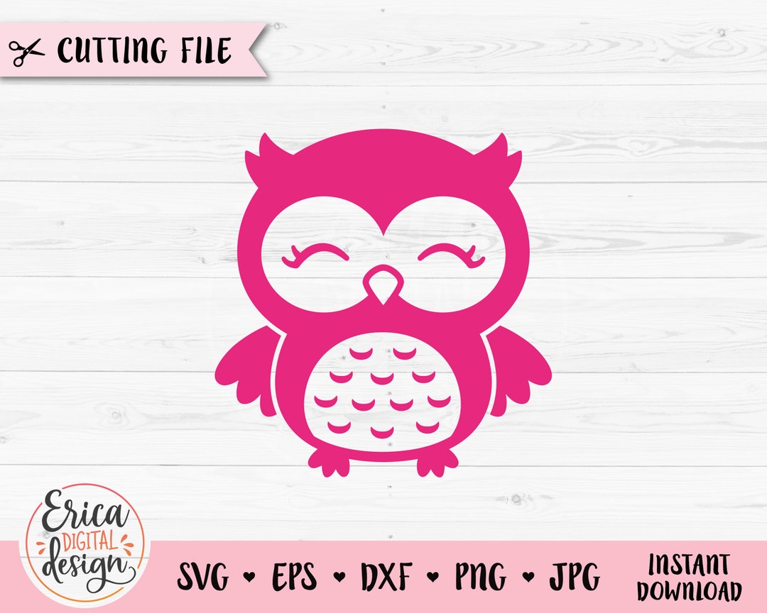 Owl SVG Cut File Cute Owl Girl Sweet Night Owl Baby Shower Shirt ...