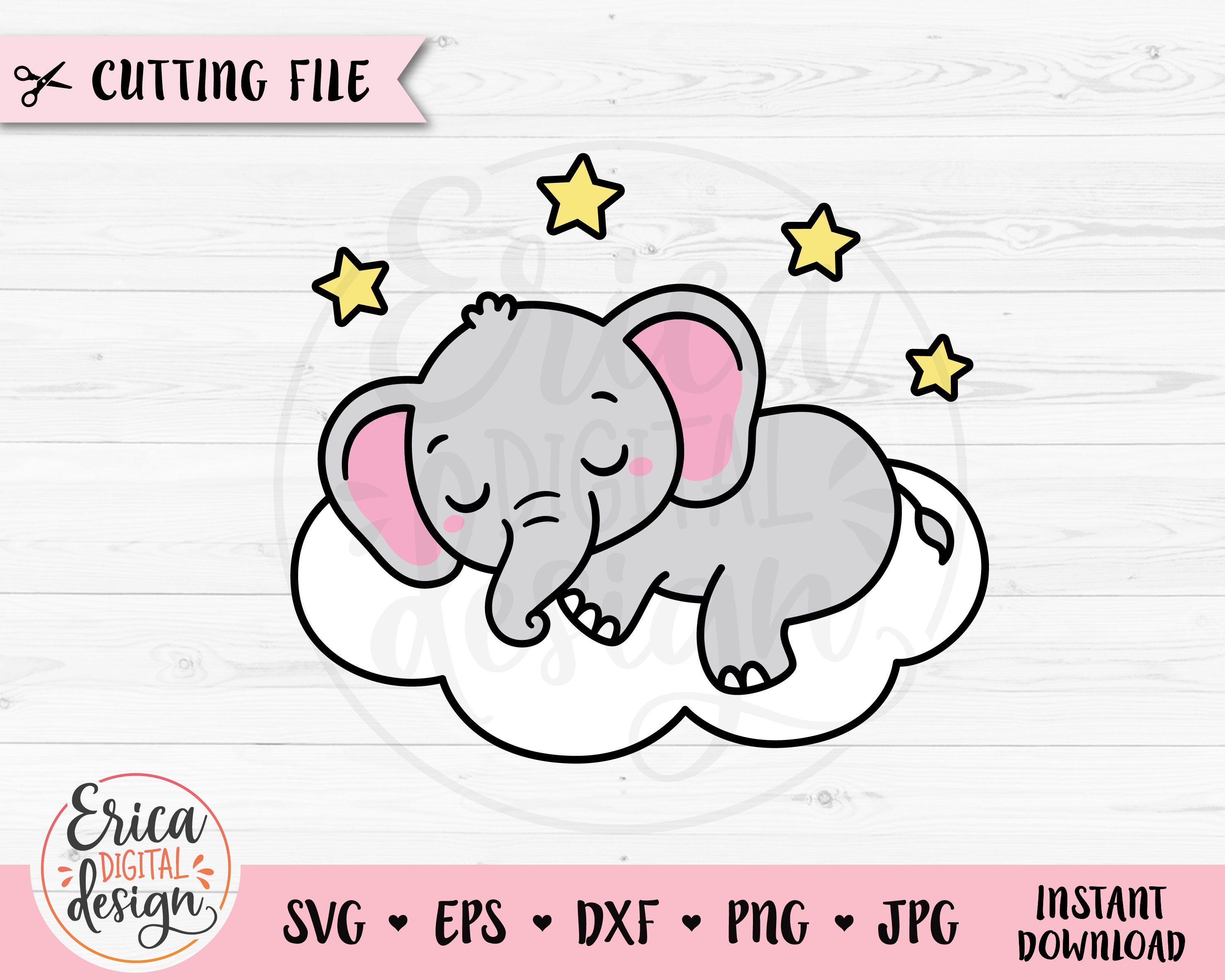 Paper, Party & Kids Iron on Good night svg cut file AI Sweet Dreams ...