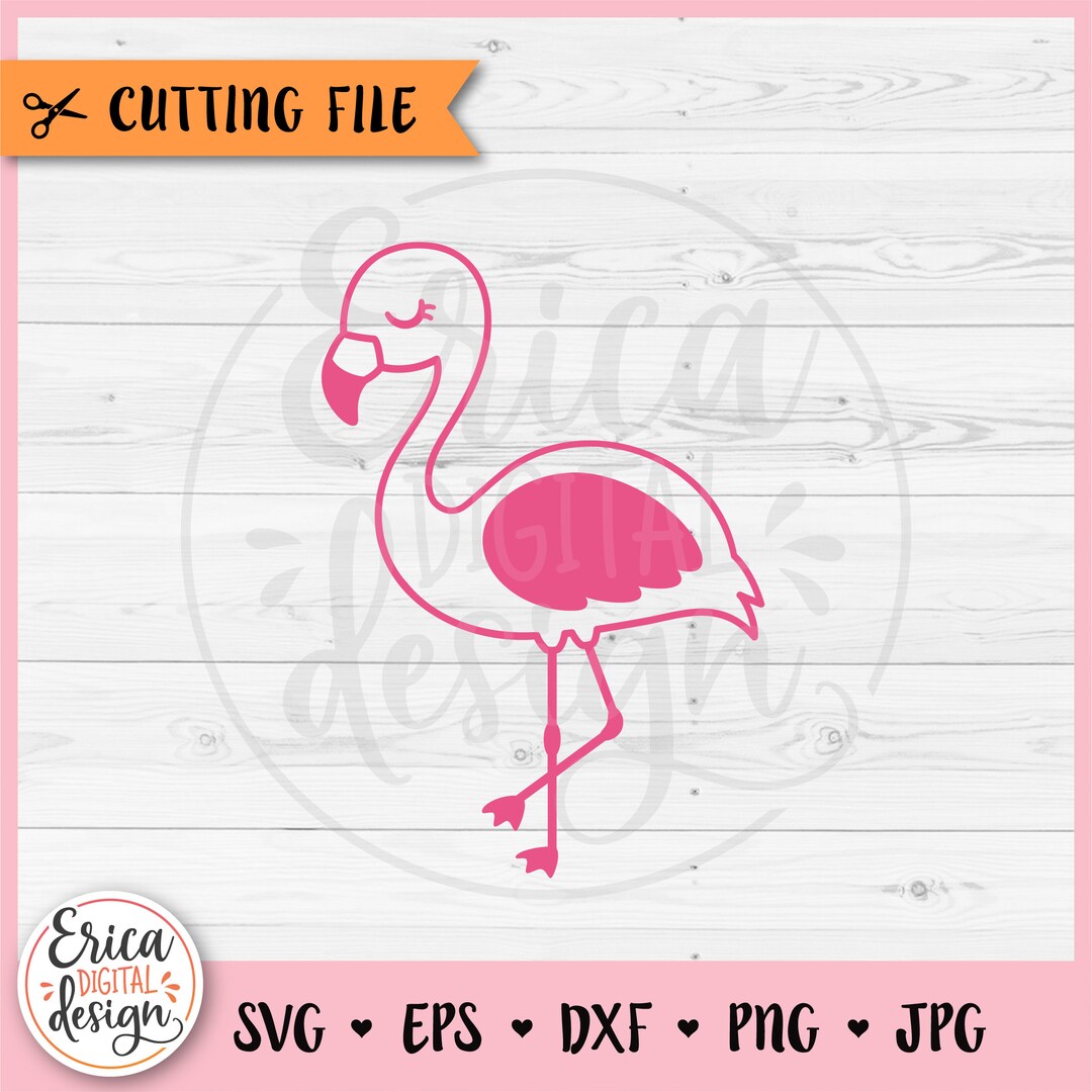 Flamingo SVG Flamingo Cut File for Cricut Silhouette Pink Flamingo ...