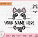 Raccoon Clipart Split Monogram Layered SVG Cut File for Cricut ...