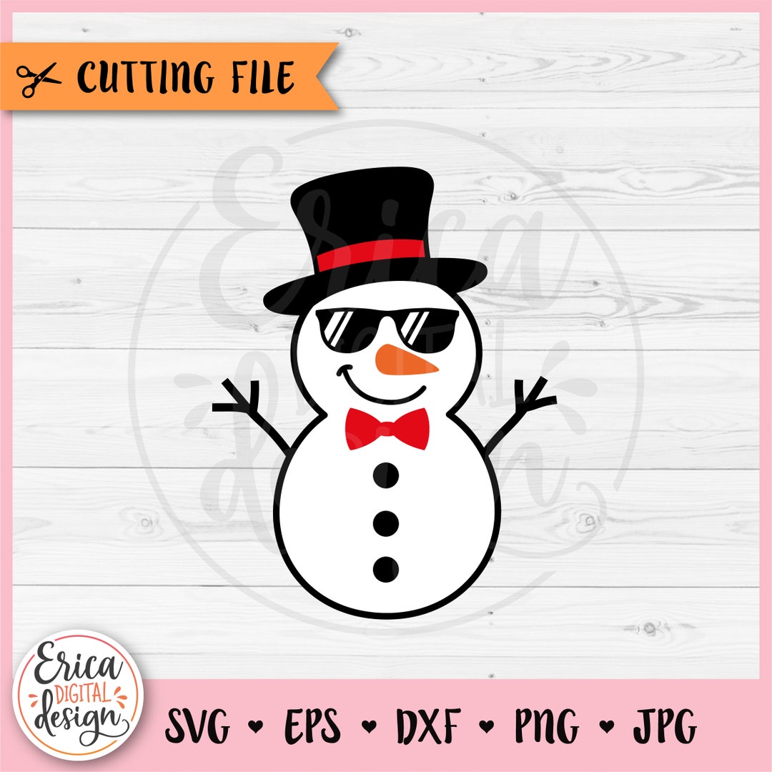 Funny Snowman Layered SVG Cut File for Cricut Silhouette Funny ...