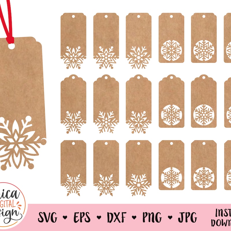 Snowflake Gift Tags - 60+ Gift Ideas for 2024