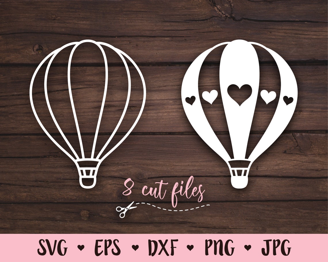 Hot Air Balloon SVG Bundle Air Balloons Svg Cutting File Party | Etsy