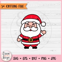 Santa Svg - Etsy