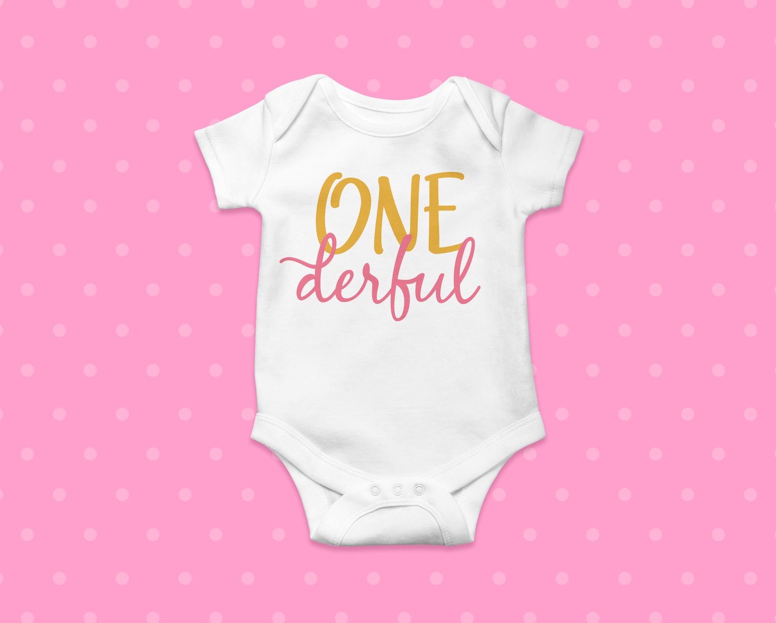 One Derful SVG Cut File Wonderful Girl First Birthday 1st - Etsy