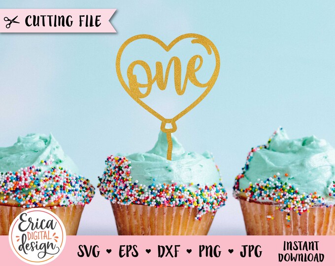 One Svg - One Png - Silhouette Cut File - Cricut Cut File - DIY First ...