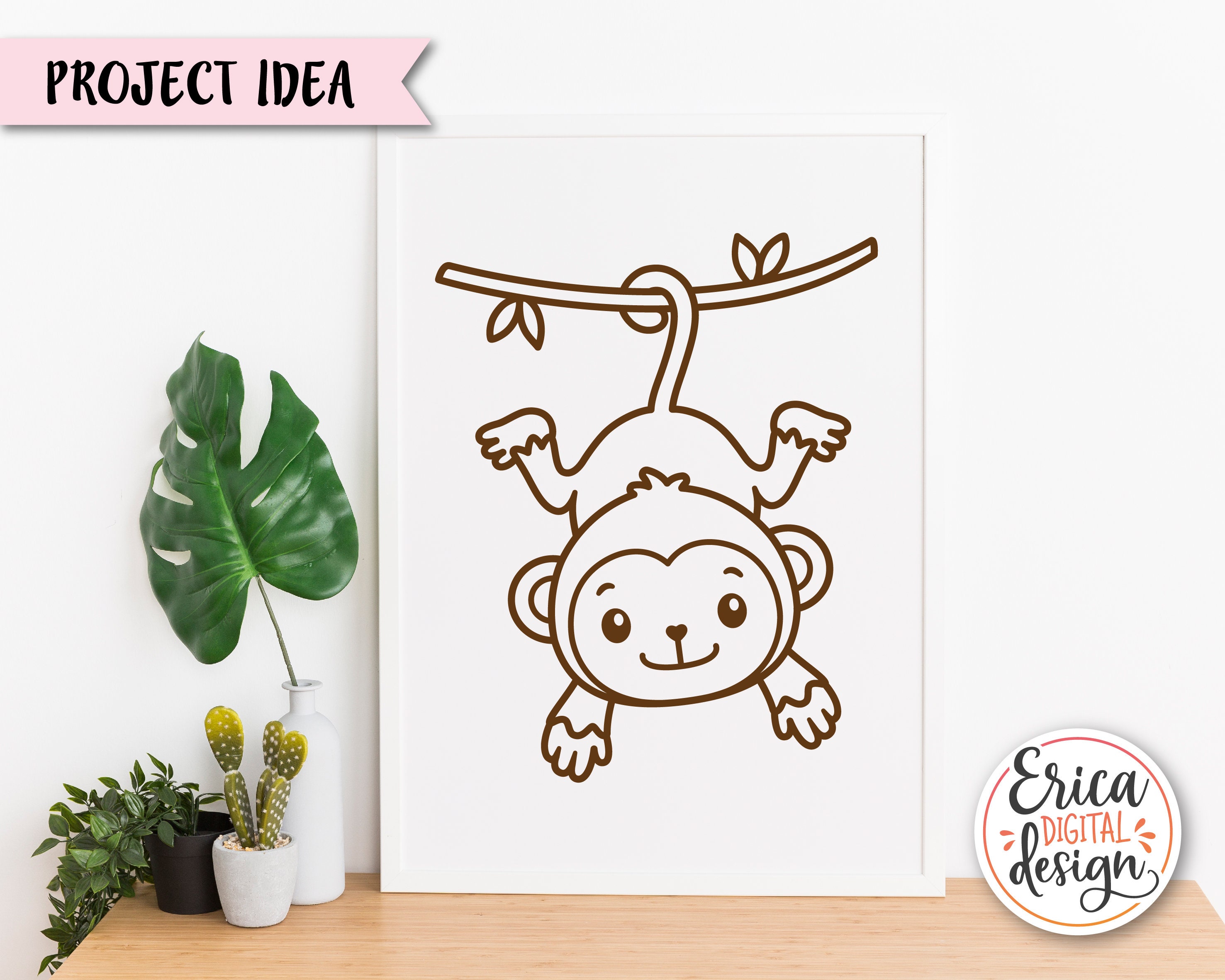 Safari Animals Outline SVG Cut File Cricut Silhouette Cute - Etsy