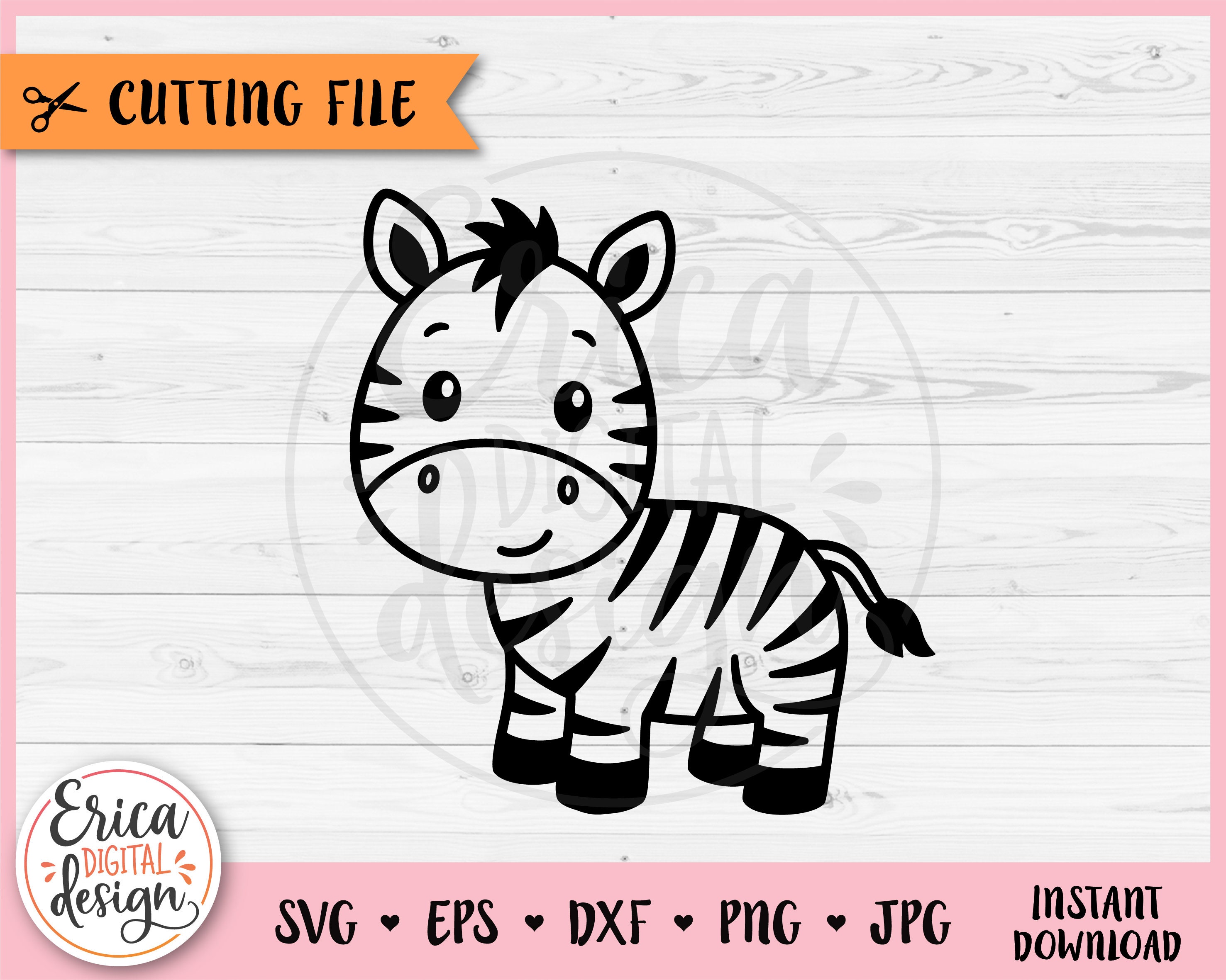 Baby Zebra Silhouette