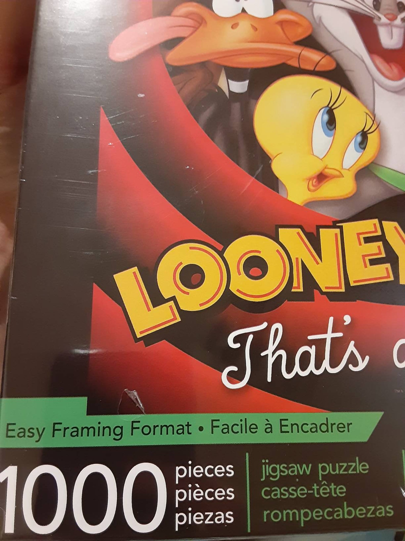 New sealed Looney Tunes jigsaw puzzle 1000 pieces Ages 14 and | Etsy